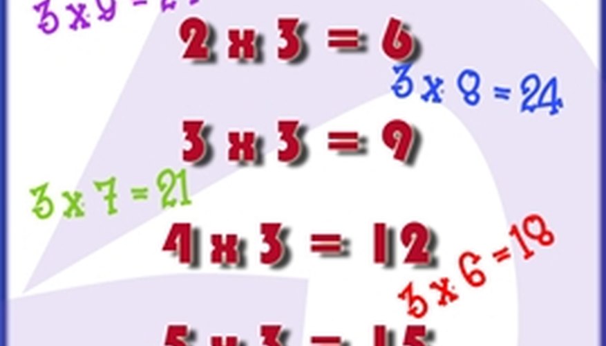 Trick To Learning The 3 Times Tables Sciencing