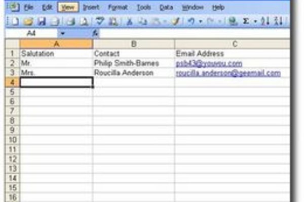 How To Send A Mass Email From An Excel Spreadsheet It Still Works