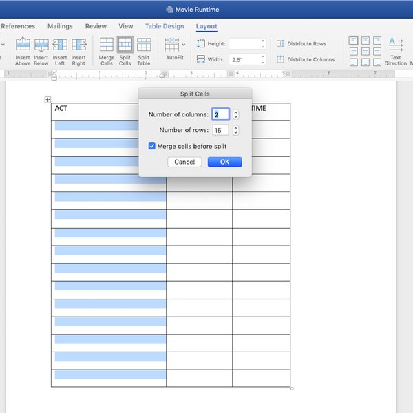 How To Split And Merge Cells In Microsoft Word It Still Works
