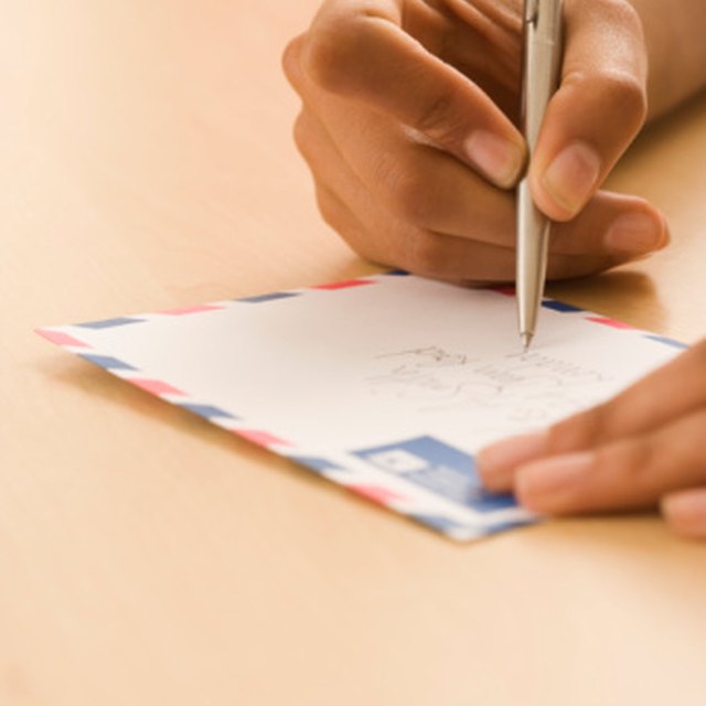 How To Address An Envelope To A PO Box Bizfluent