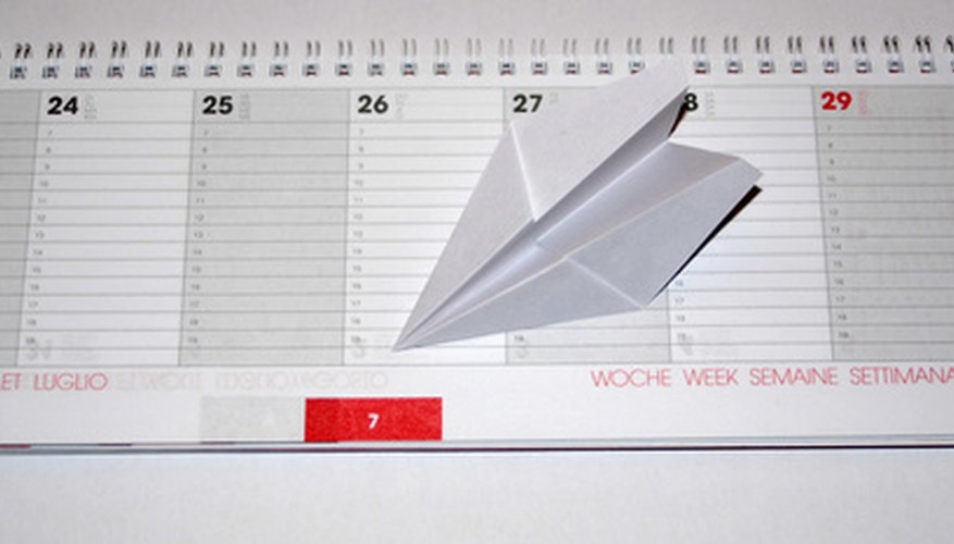 How To Create A Schedule Template Bizfluent
