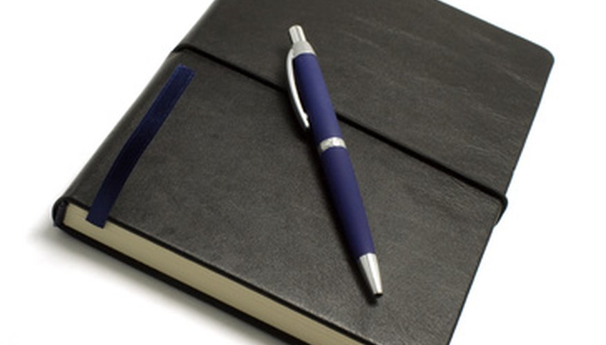 Types Of Paper Notebooks Bizfluent