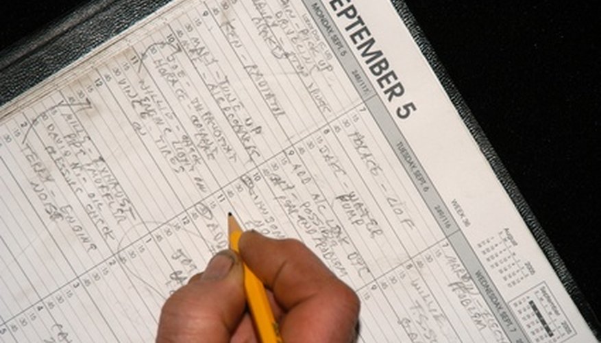 How To Create An Appointment Schedule Bizfluent