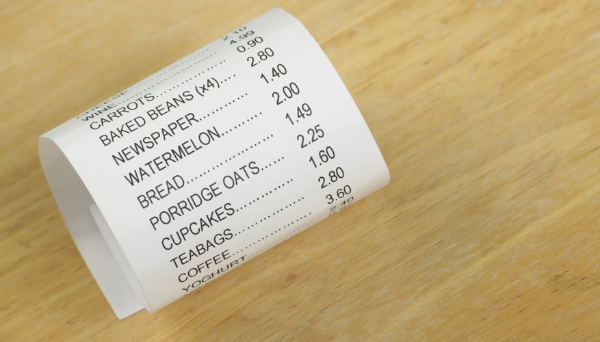 How To Write A Receipt Of Payment Bizfluent