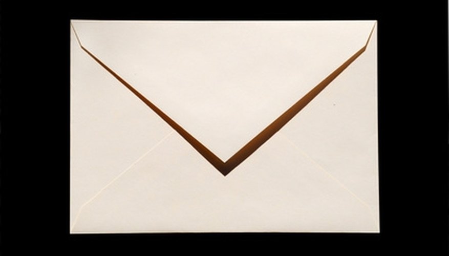 How To Write A Mailing Address On An Envelope Bizfluent